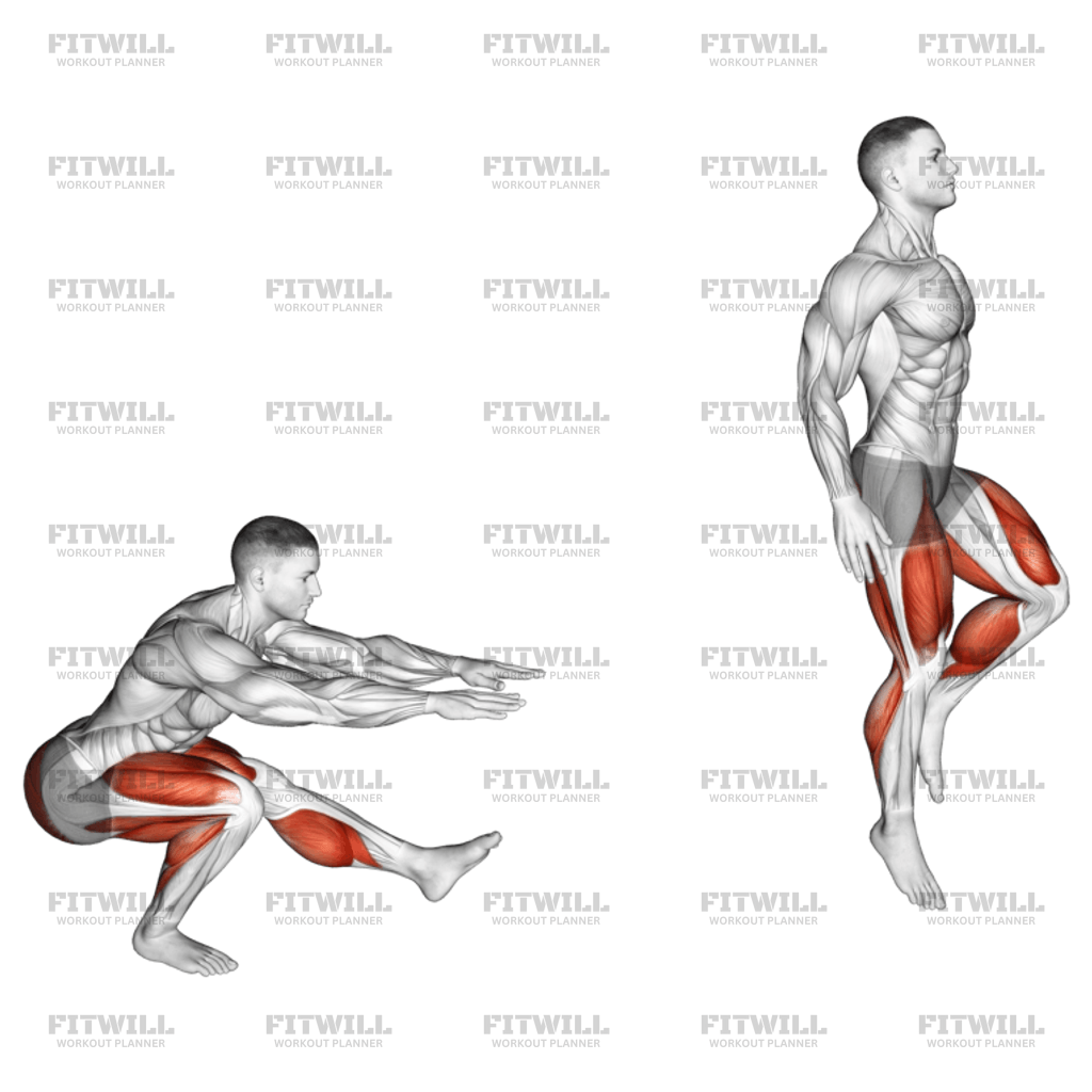 Jumping Pistol Squat: Exercise Guide, Video, Techniques, Benefits, How ...