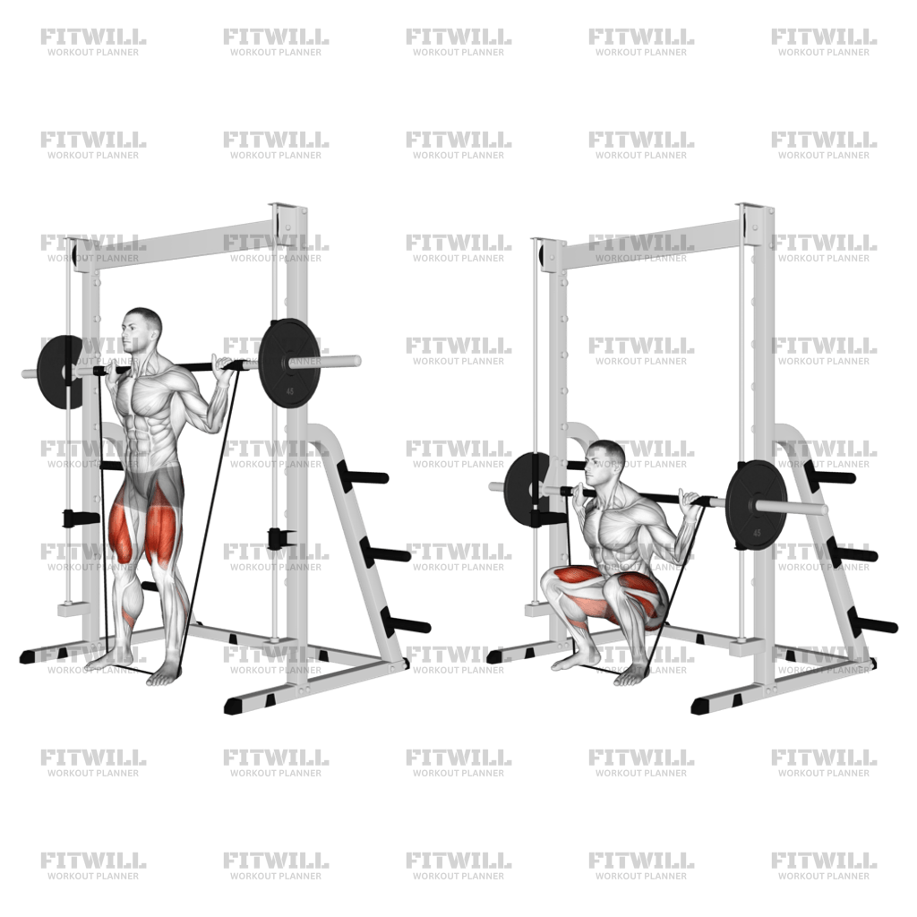 Smith Banded Full Squat: Exercise Guide, Techniques, Benefits, How to ...
