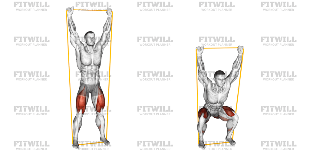 Resistance Band Overhead Squat: Exercise Guide, Techniques, Benefits ...