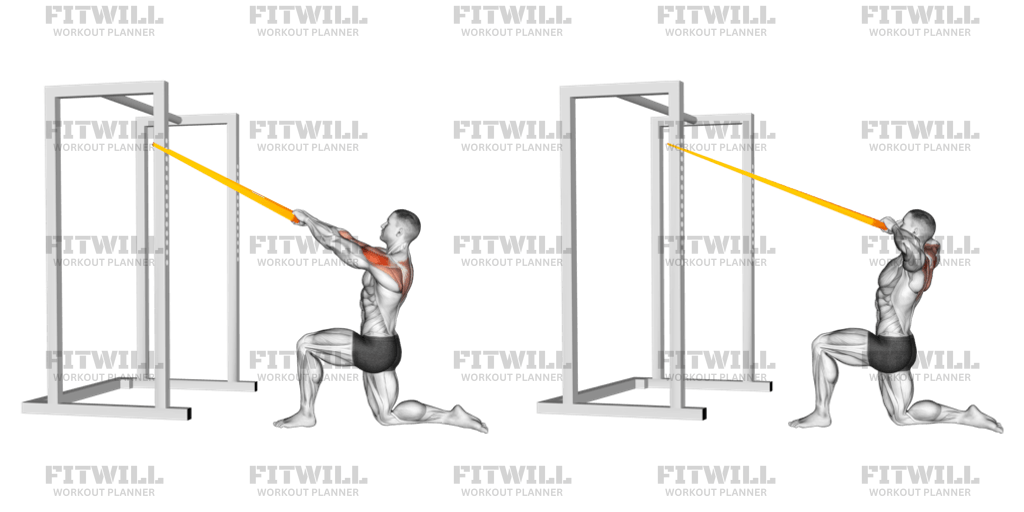 Resistance Band Half Kneeling Face Pull: Exercise Guide, Video ...