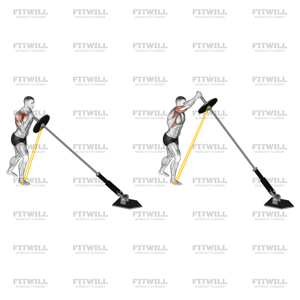 Landmine Resistance Band One Arm Shoulder Press: Exercise Guide ...