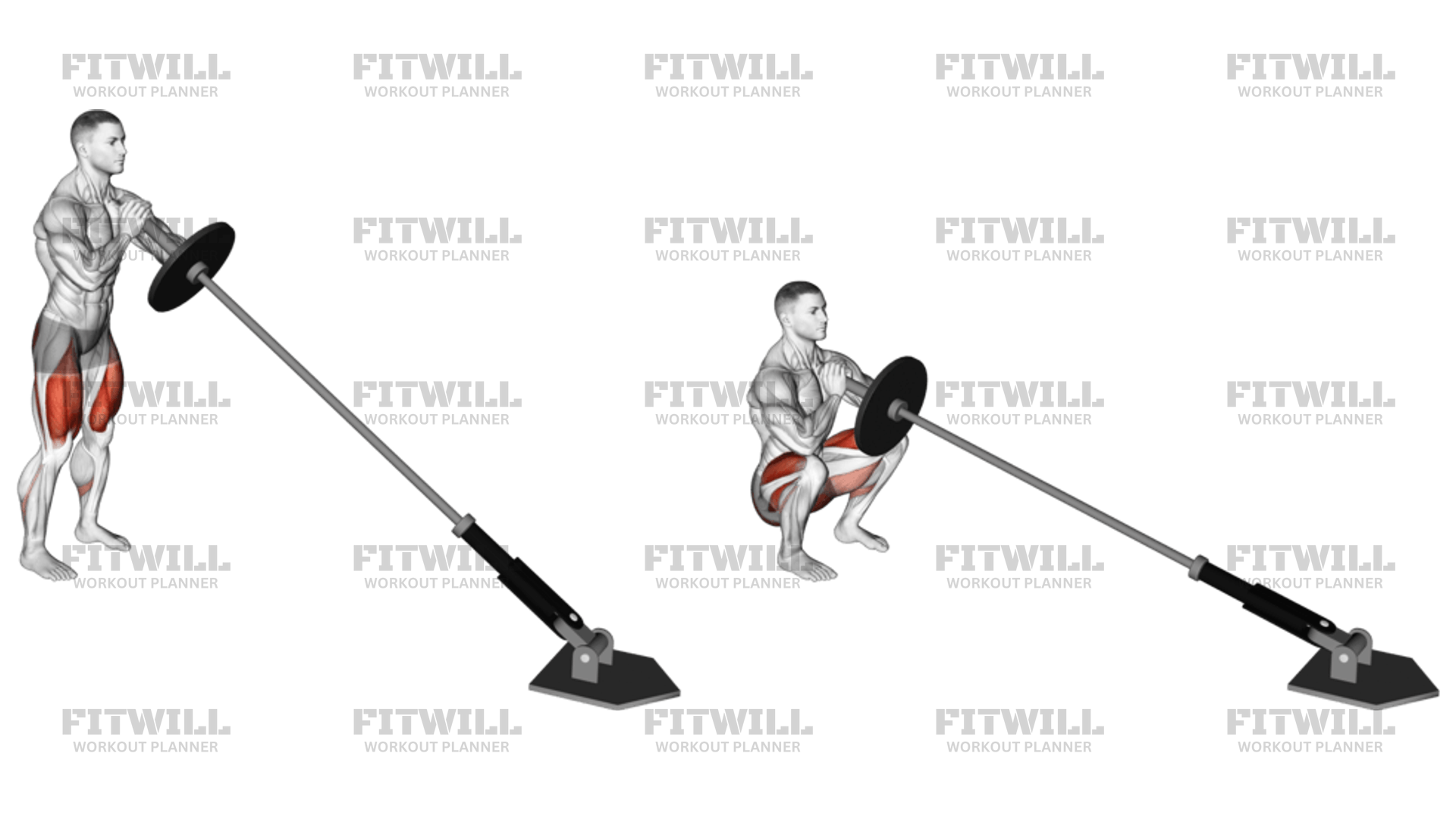 Sentadilla Frontal Con Barra En Ángulo (Landmine): Guía de Ejercicios, Video, Técnicas ...