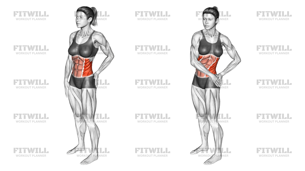 Standing Abs Rotation Stretch: Exercise Guide, Video, Techniques ...