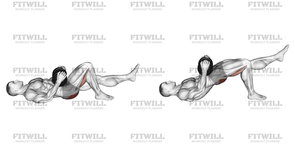 Dumbbell Single Leg Glute Bridge: Exercise Guide, Video, Techniques ...