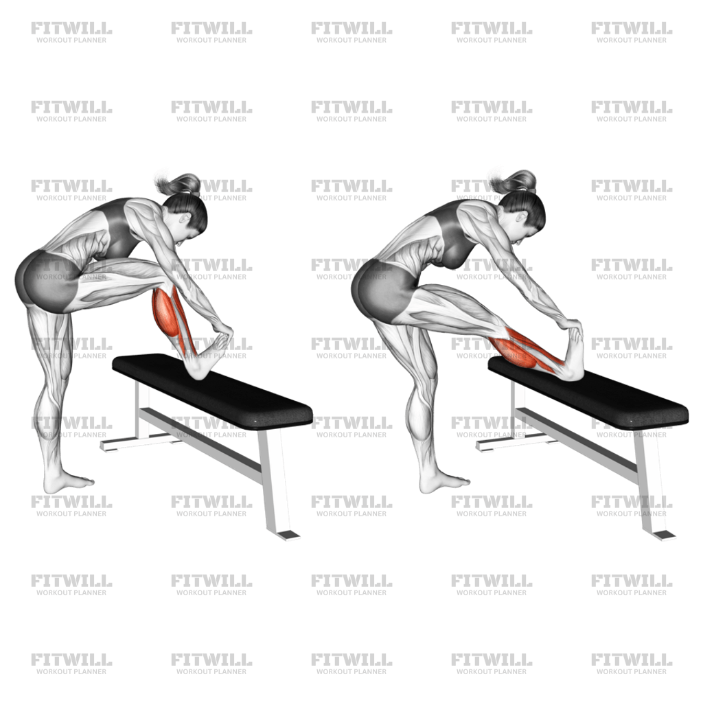 Standing Gastrocnemius Calf Stretch: Exercise Guide, Video, Techniques ...