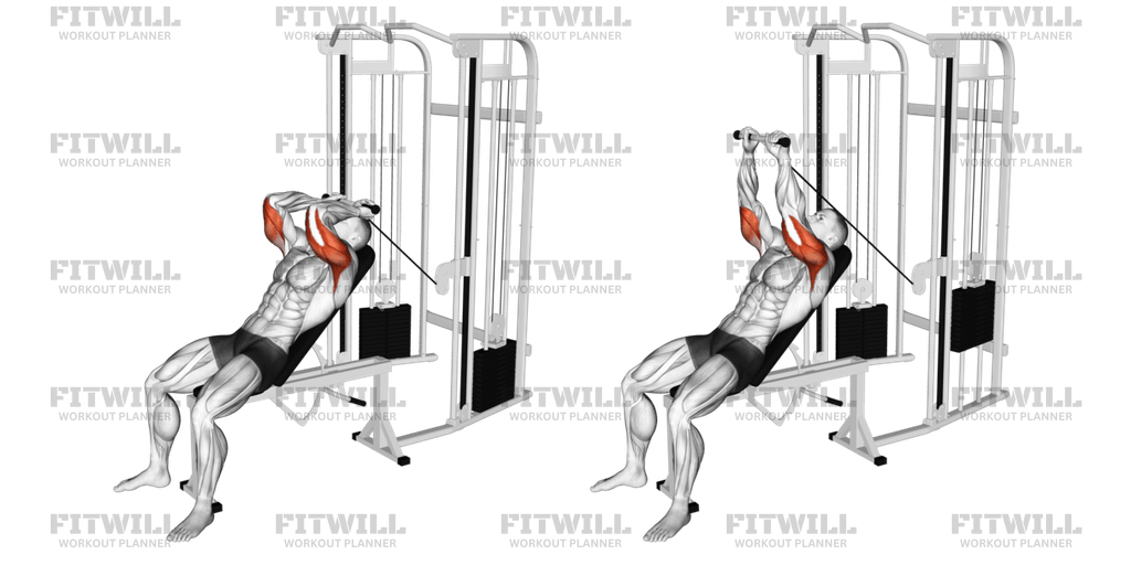 Cable Incline Skull Crusher: Exercise Guide, Techniques, Benefits, How ...