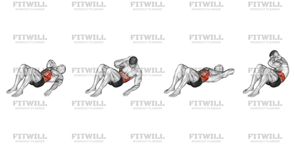 Alternate Oblique Crunches: Exercise Guide, Video, Techniques, Benefits ...