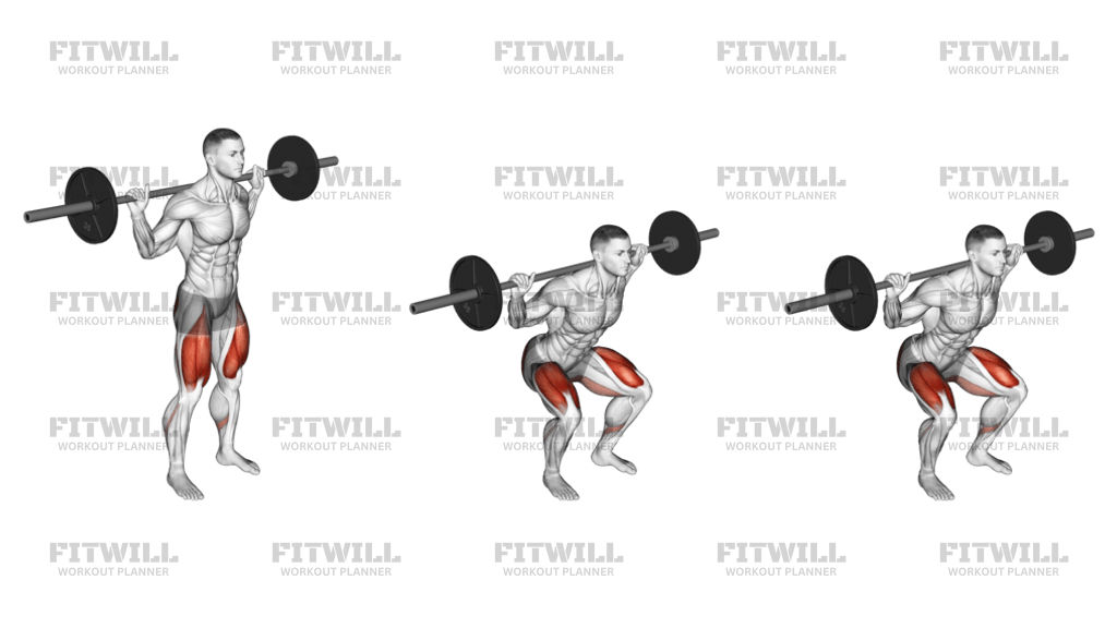 Barbell Squat 2 Sec Hold: Exercise Guide, Video, Techniques, Benefits ...