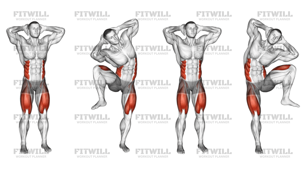 Standing Side Crunch: Exercise Guide, Techniques, Benefits, How to ...