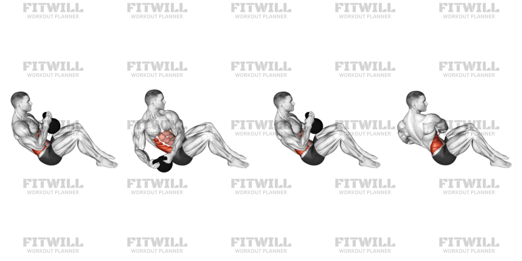Kettlebell Russian Twist: Exercise Guide, Video, Techniques, Benefits ...