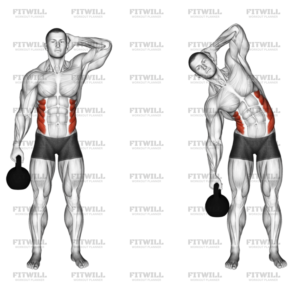 Kettlebell Side Bend (VERSION 2): Exercise Guide, Techniques, Benefits ...