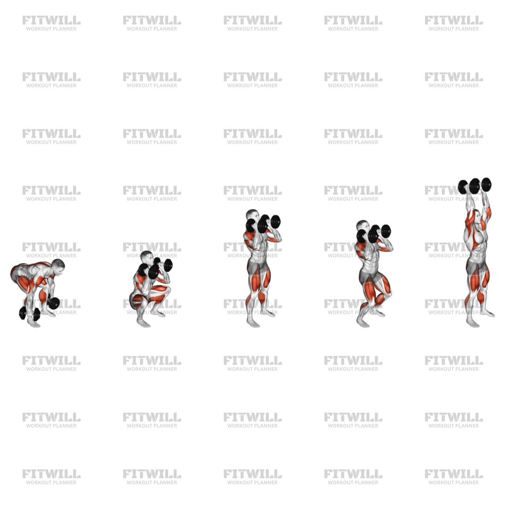 Dumbbell Power Clean And Jerk: Exercise Guide, Techniques, Benefits ...