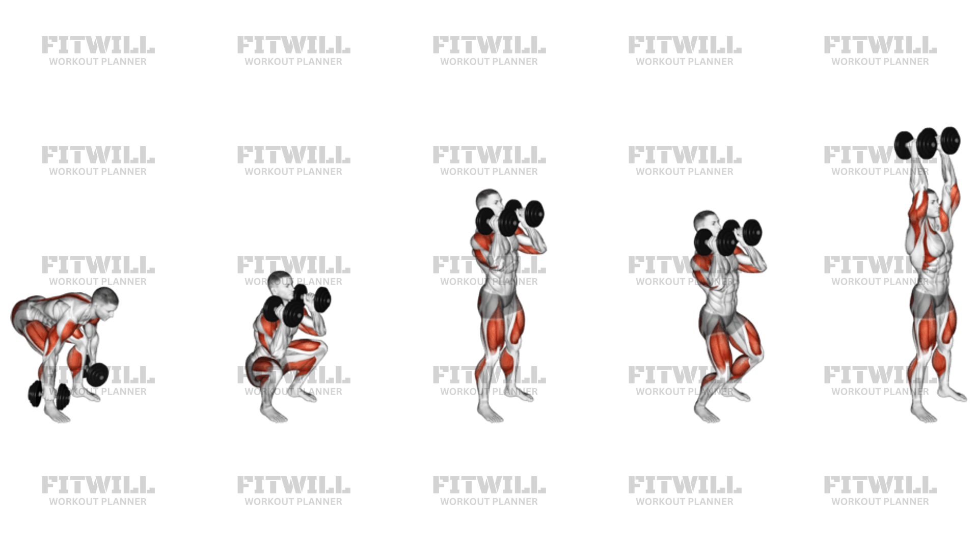 Dumbbell Power Clean And Jerk: Exercise Guide, Techniques, Benefits ...