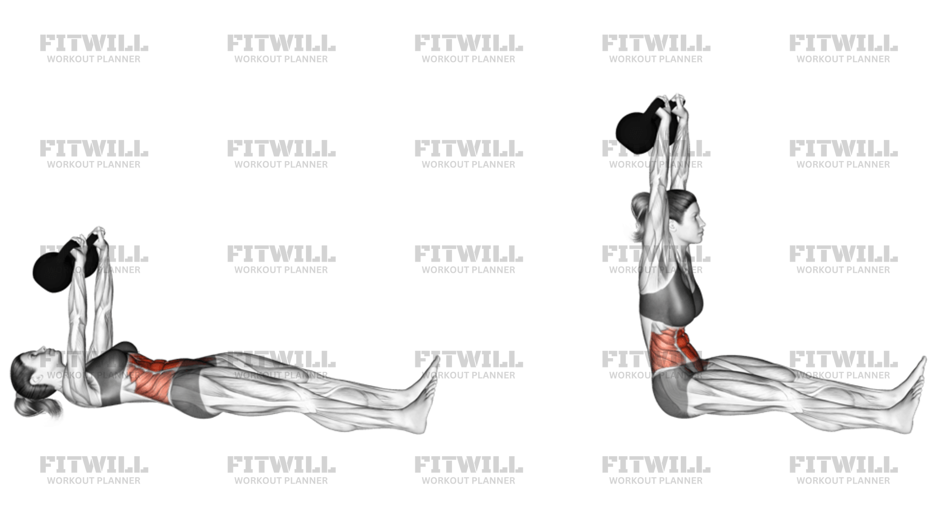 Kettlebell Sit-Up: Exercise Guide, Techniques, Benefits, How to, Muscles Worked, Tips & Tricks ...