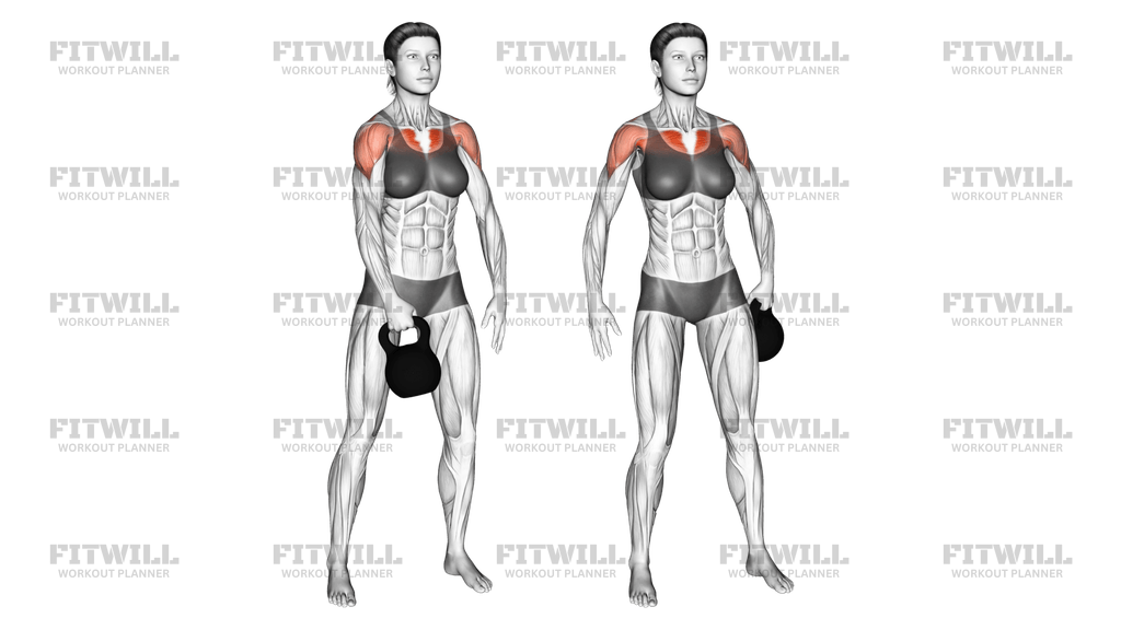 Kettlebell Standing Slingshots: Exercise Guide, Techniques, Benefits ...