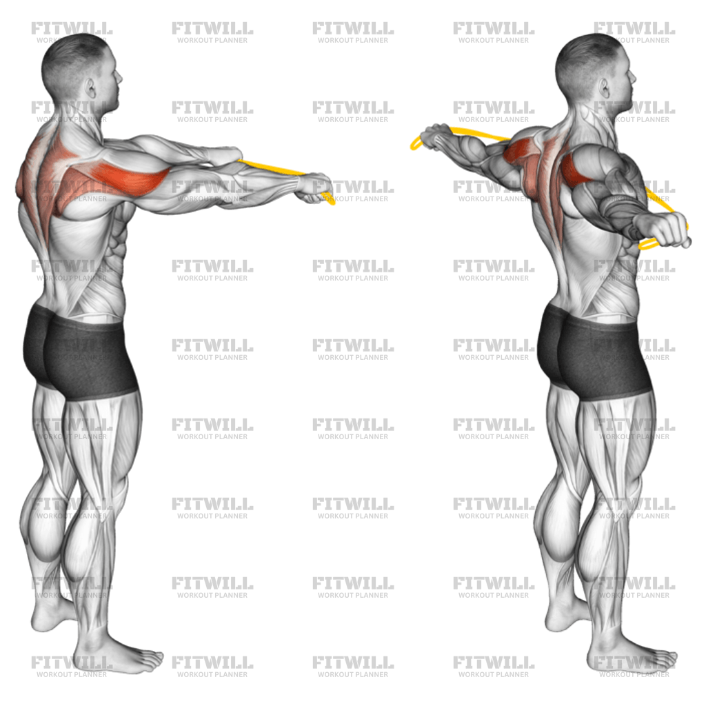 Resistance Band Pull Apart: Exercise Guide, Techniques, Benefits, How ...