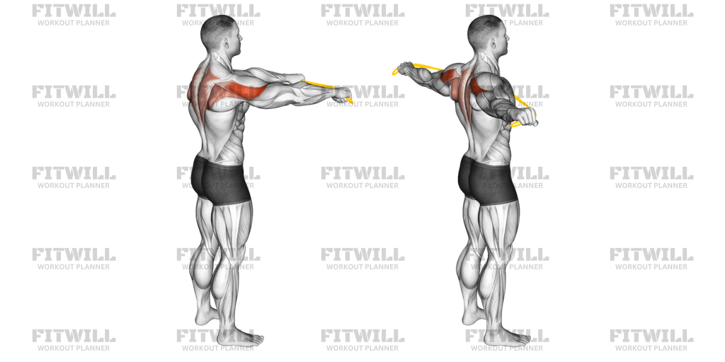Resistance Band Pull Apart: Exercise Guide, Techniques, Benefits, How ...