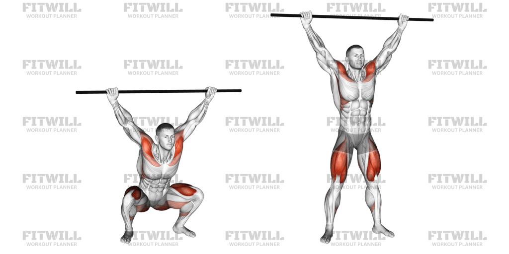 PVC Overhead Squat: Exercise Guide, Video, Techniques, Benefits, How to ...