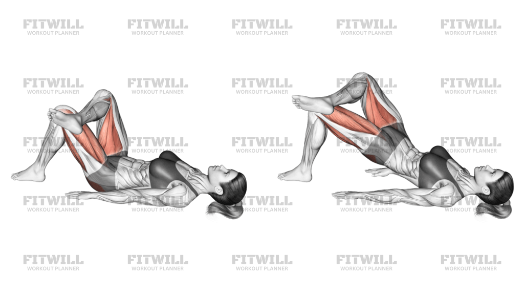 Leg Over Knee Glute Bridge: Exercise Guide, Video, Techniques, Benefits ...