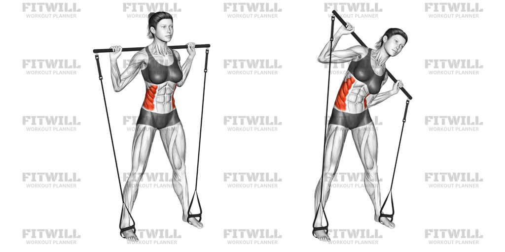 Bar Band Standing Side Bend: Exercise Guide, Techniques, Benefits, How ...