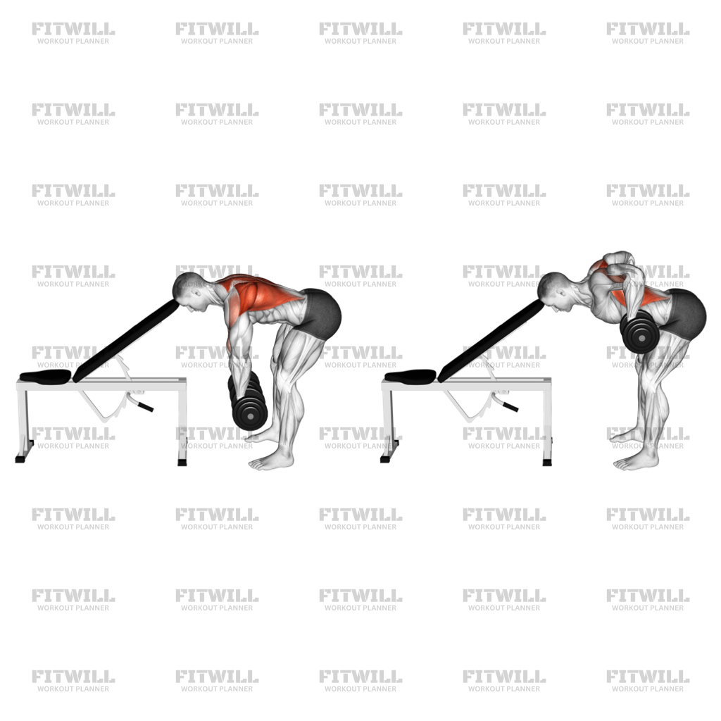 Dumbbell Head Supported Row: Exercise Guide, Video, Techniques ...