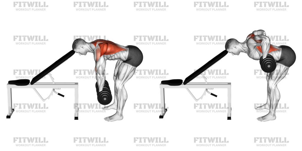 Dumbbell Head Supported Row: Exercise Guide, Video, Techniques ...