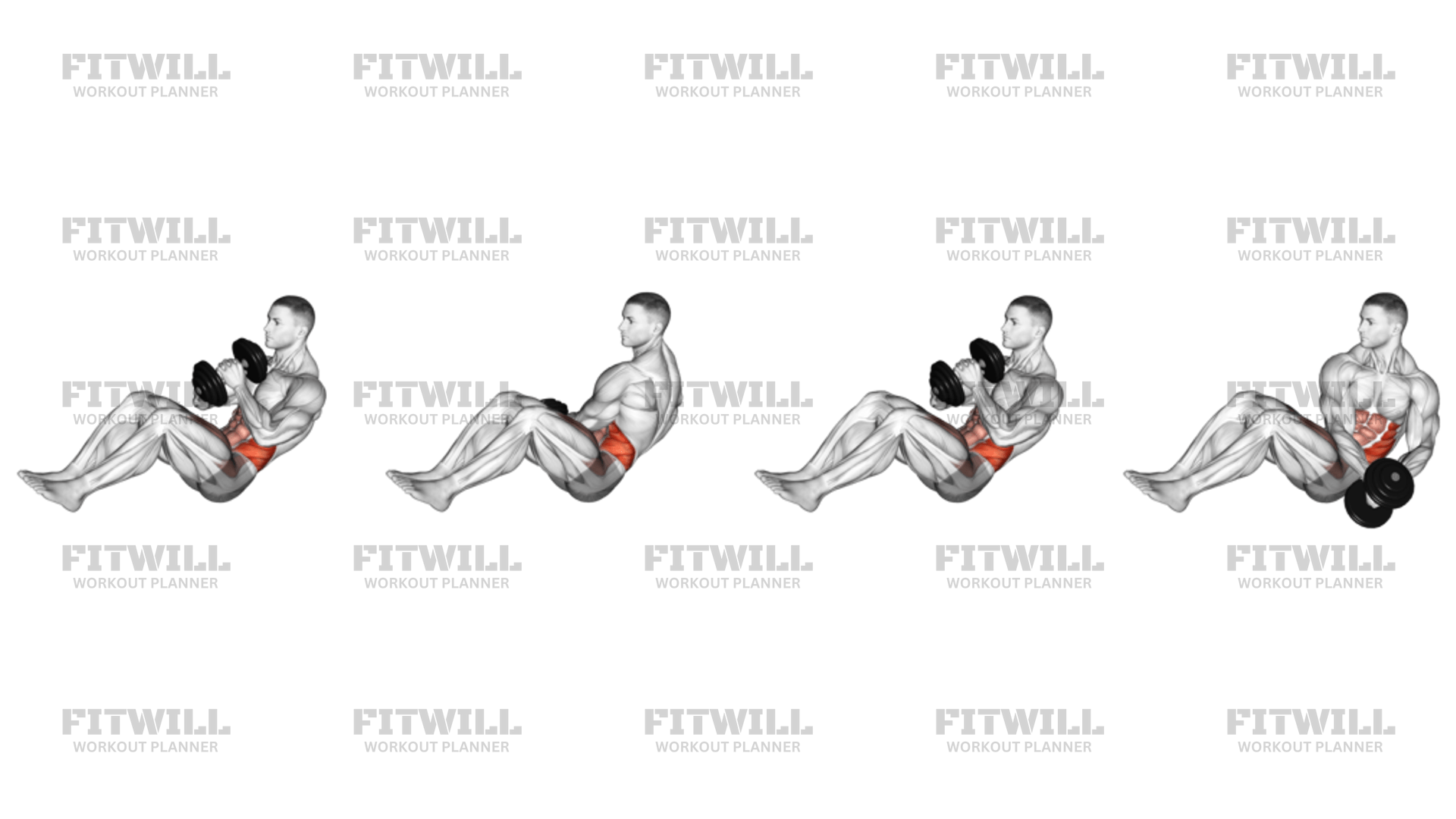 Dumbbell Russian Twist With Legs Floor Off: Exercise Guide, Video, Techniques, Benefits, How to ...