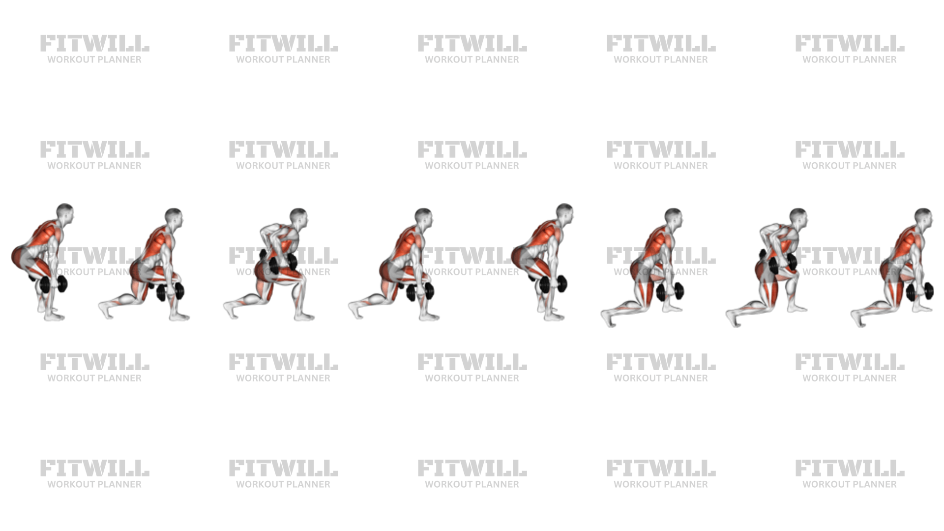 Dumbbell Step Back Lunge And Row: Exercise Guide, Techniques, Benefits ...