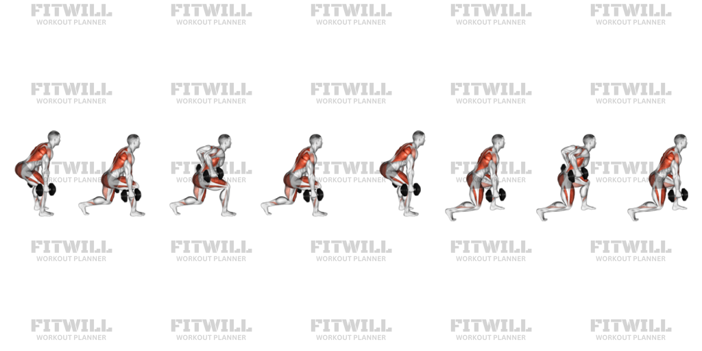 Dumbbell Step Back Lunge And Row: Exercise Guide, Techniques, Benefits ...