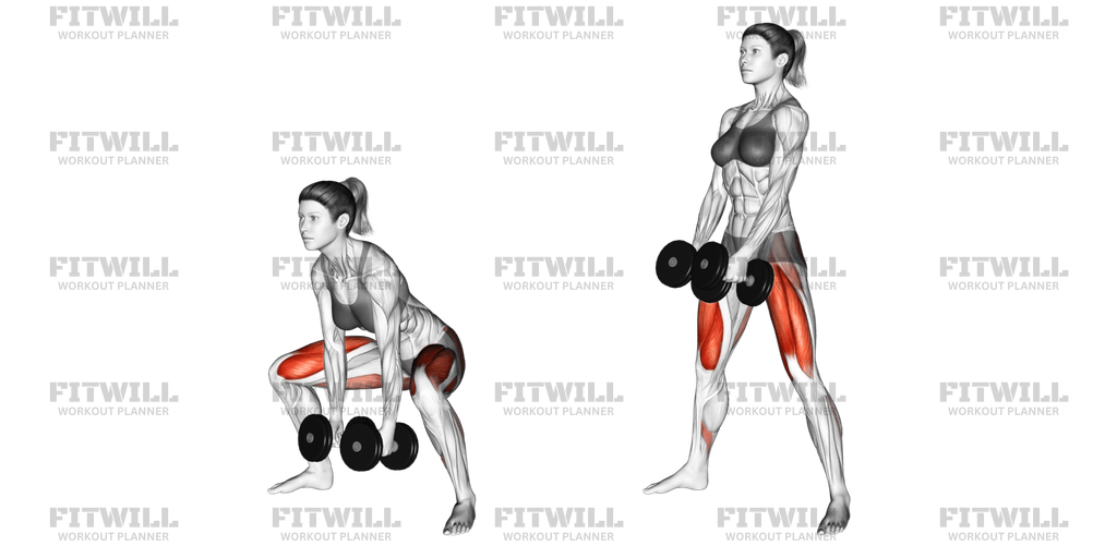 Dumbbell Sumo Deadlift: Exercise Guide, Video, Techniques, Benefits ...