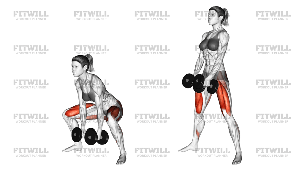 Dumbbell Sumo Deadlift: Exercise Guide, Video, Techniques, Benefits ...