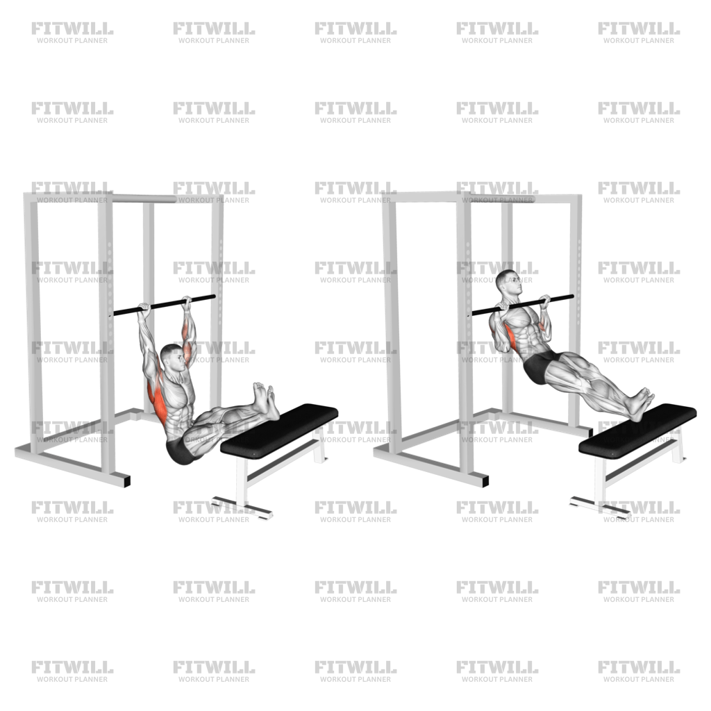 Seated Pull-up (legs Elevated): Exercise Guide, Video, Techniques ...