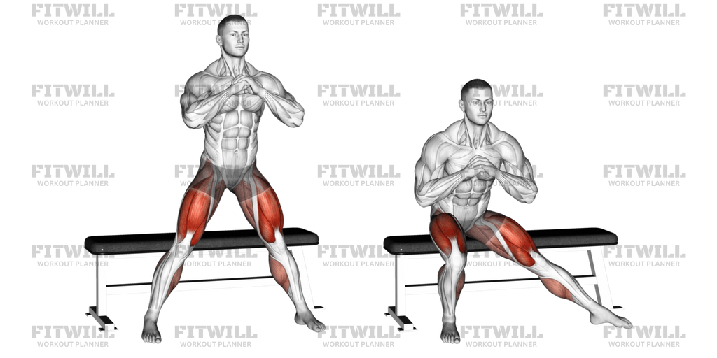 Side Bench Squat: Exercise Guide, Techniques, Benefits, How to, Muscles ...