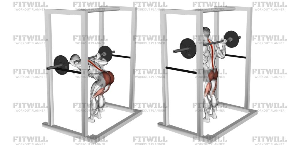 Barbell Pin Good Morning: Exercise Guide, Video, Techniques, Benefits ...