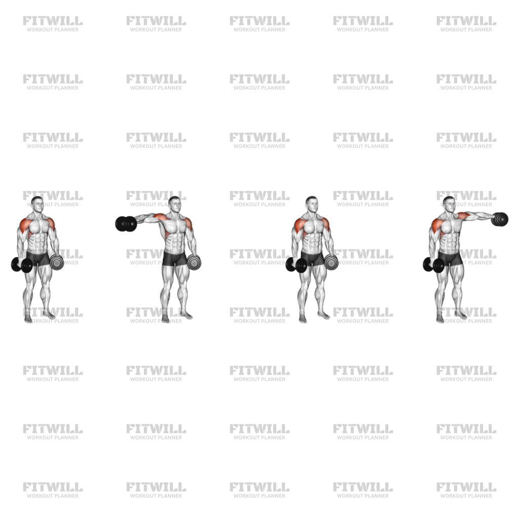Dumbbell Alternate Lateral Raise: Exercise Guide, Techniques, Benefits ...