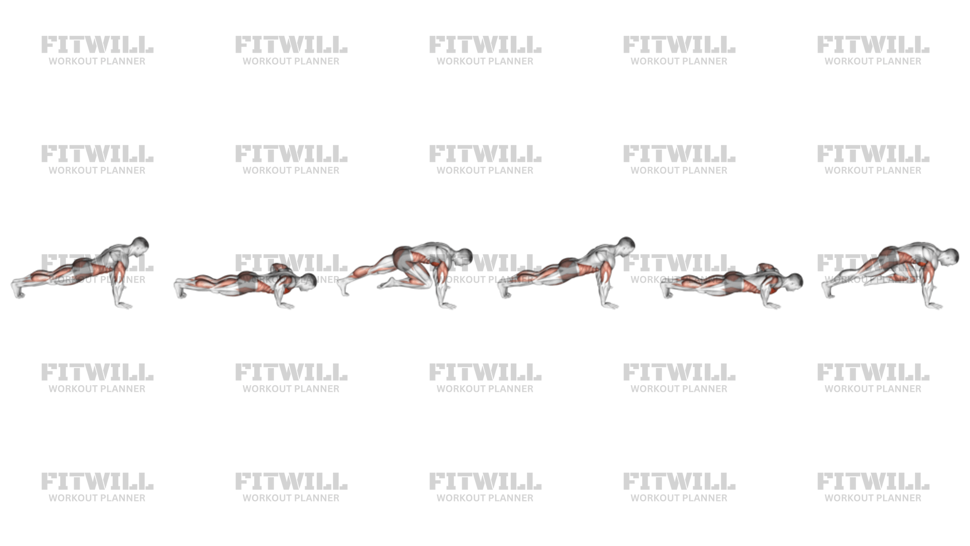 Push-up With Knee Drive: Exercise Guide, Techniques, Benefits, How to ...