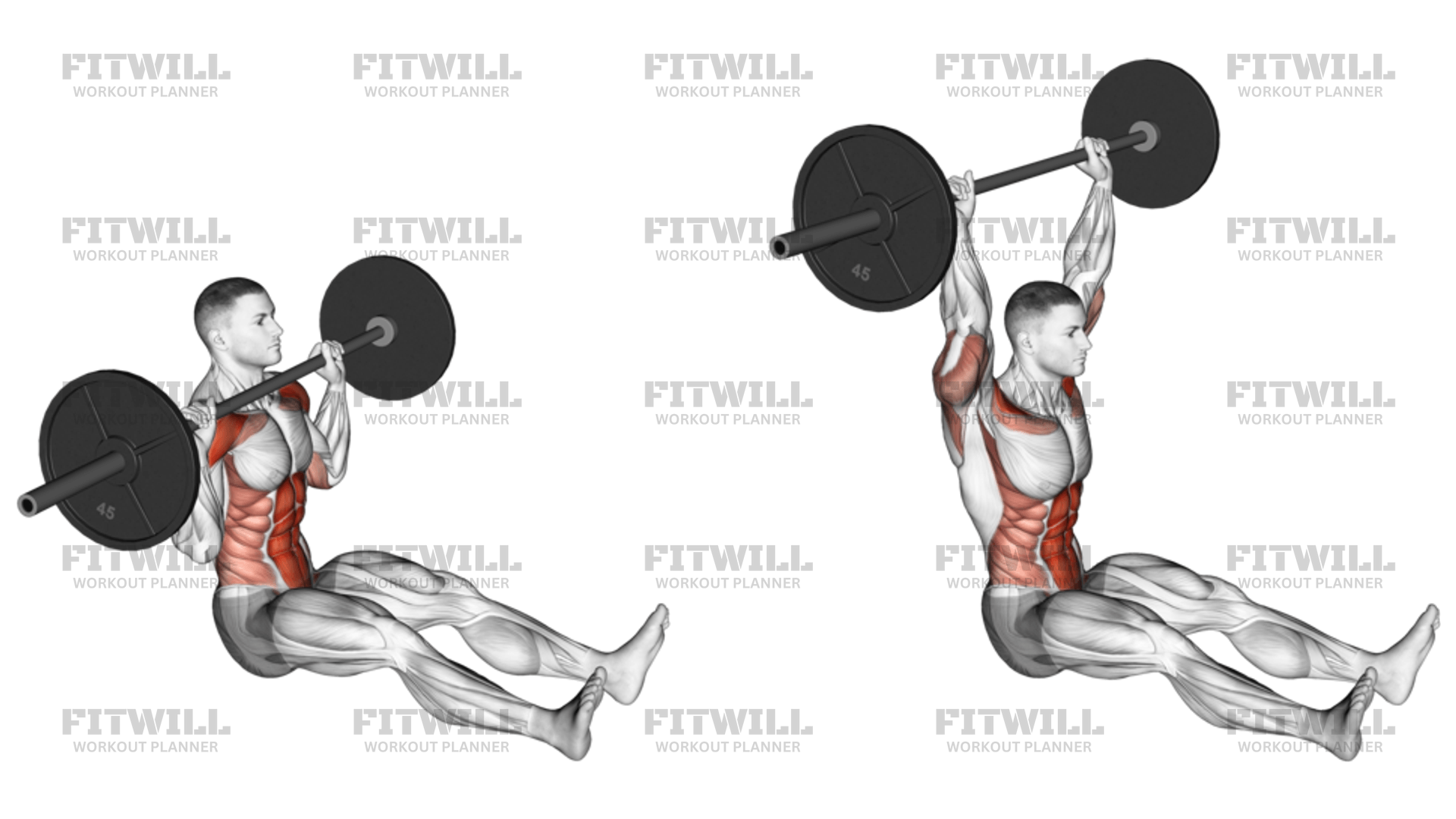 Barbell Z Press: Exercise Guide, Video, Techniques, Benefits, How to ...