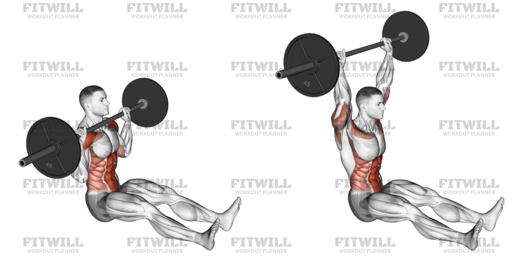 Barbell Z Press: Exercise Guide, Video, Techniques, Benefits, How to ...