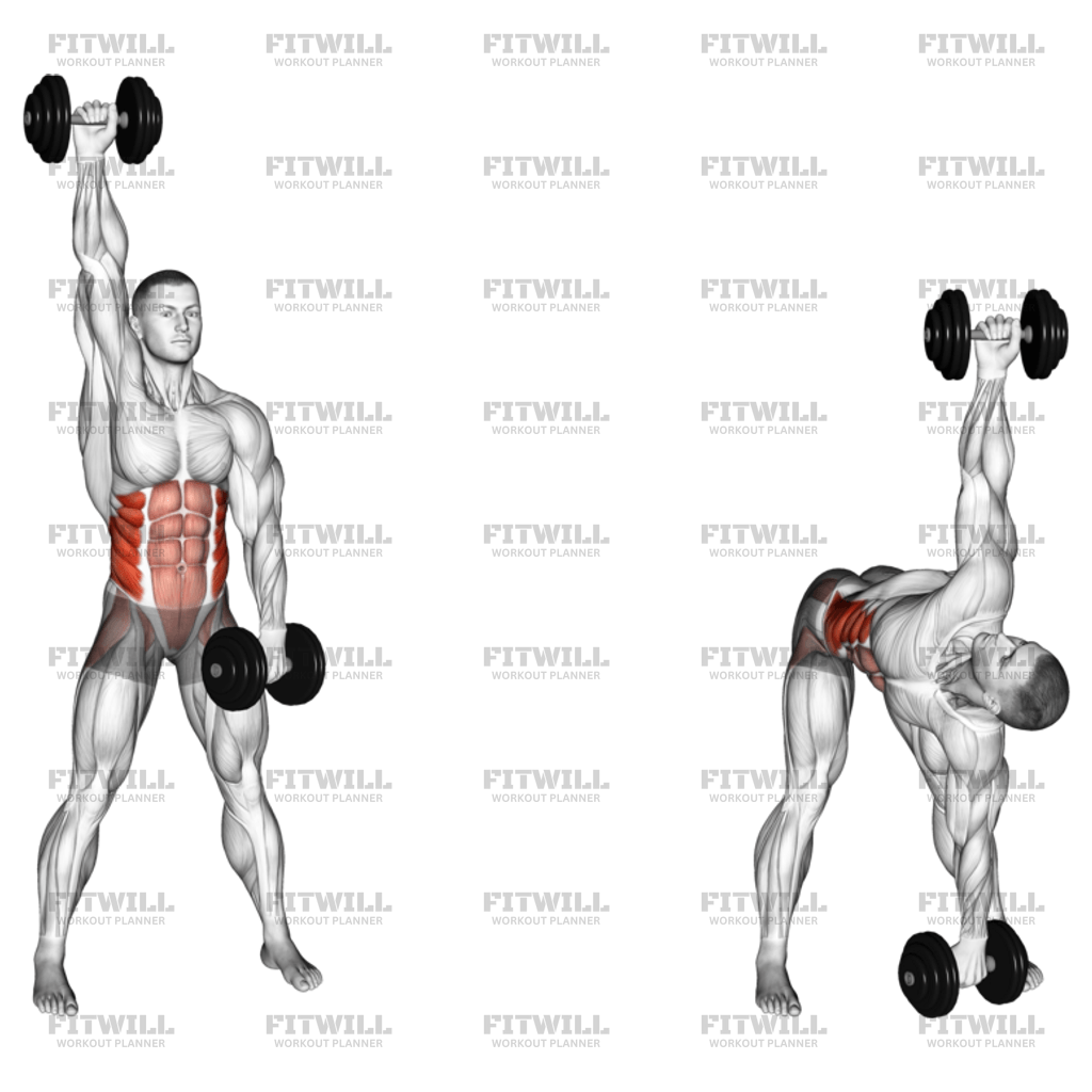 Dumbbell Standing Windmill: Exercise Guide, Techniques, Benefits, How ...