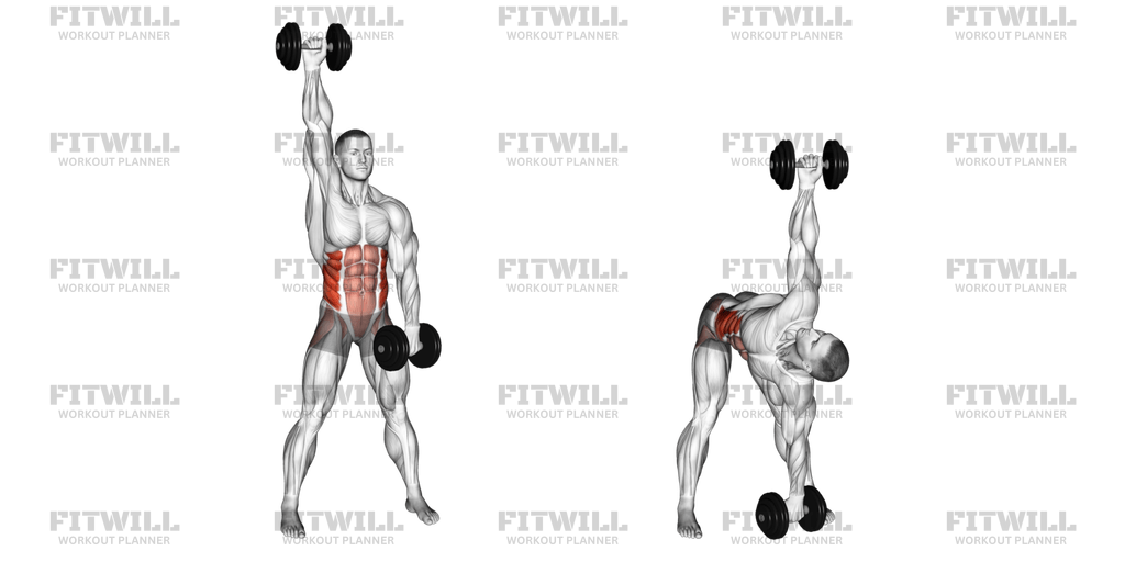 Dumbbell Standing Windmill: Exercise Guide, Techniques, Benefits, How ...