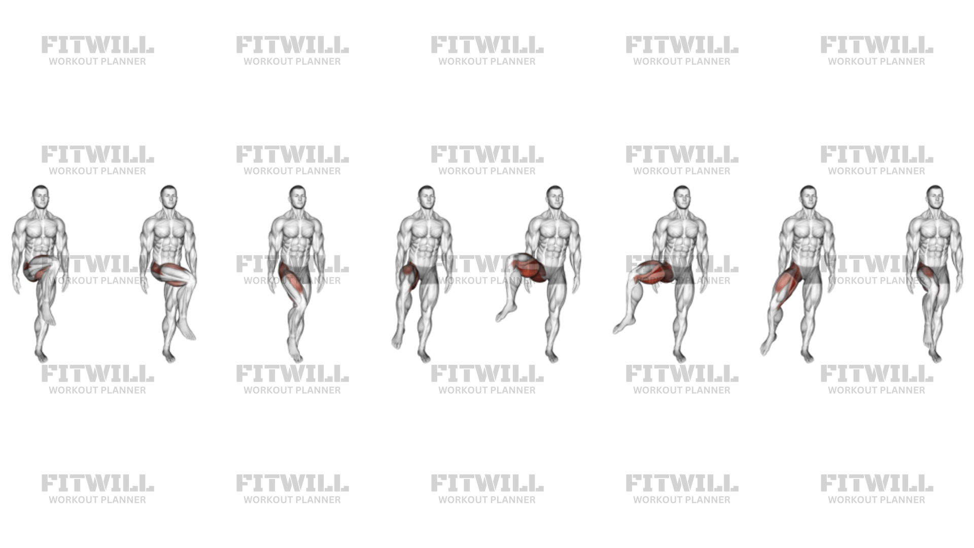 Standing Bent Knee Figure 8: Exercise Guide, Video, Techniques ...