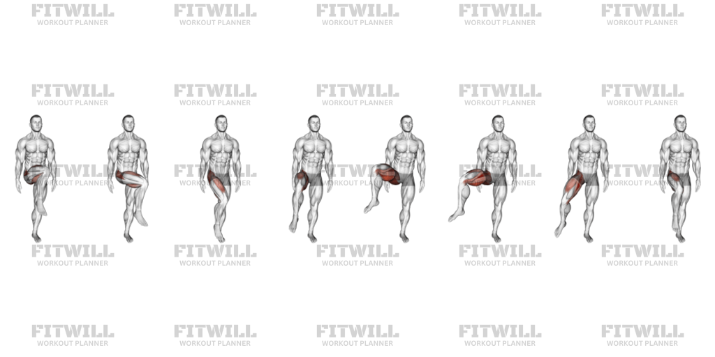 Standing Bent Knee Figure 8: Exercise Guide, Video, Techniques ...