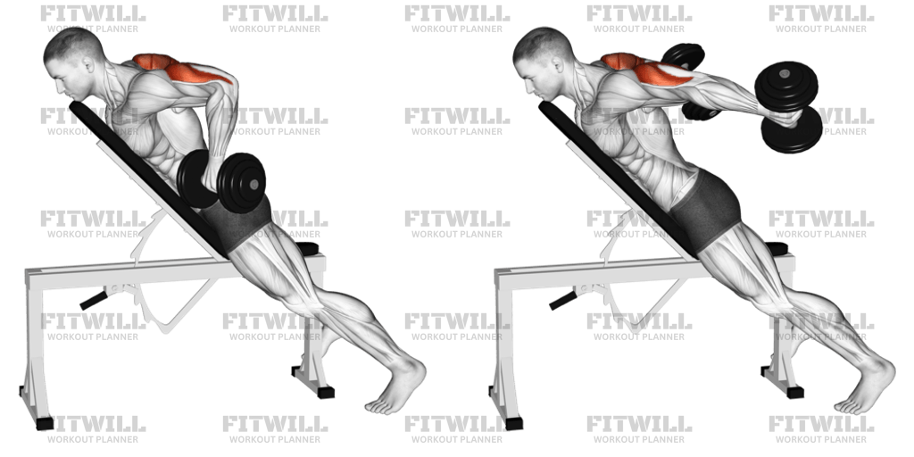 Dumbbell Prone Triceps Kickback: Exercise Guide, Techniques, Benefits ...