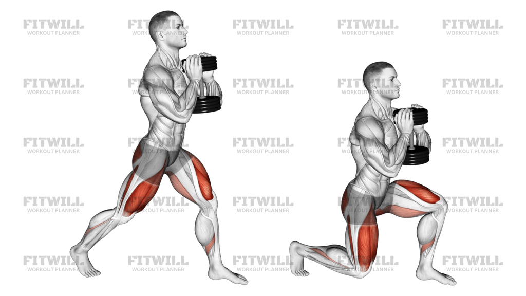 Dumbbell Goblet Split Squat: Exercise Guide, Video, Techniques ...