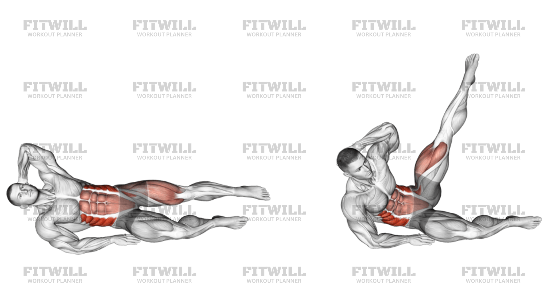Leg Raise Oblique Crunch: Exercise Guide, Video, Techniques, Benefits ...