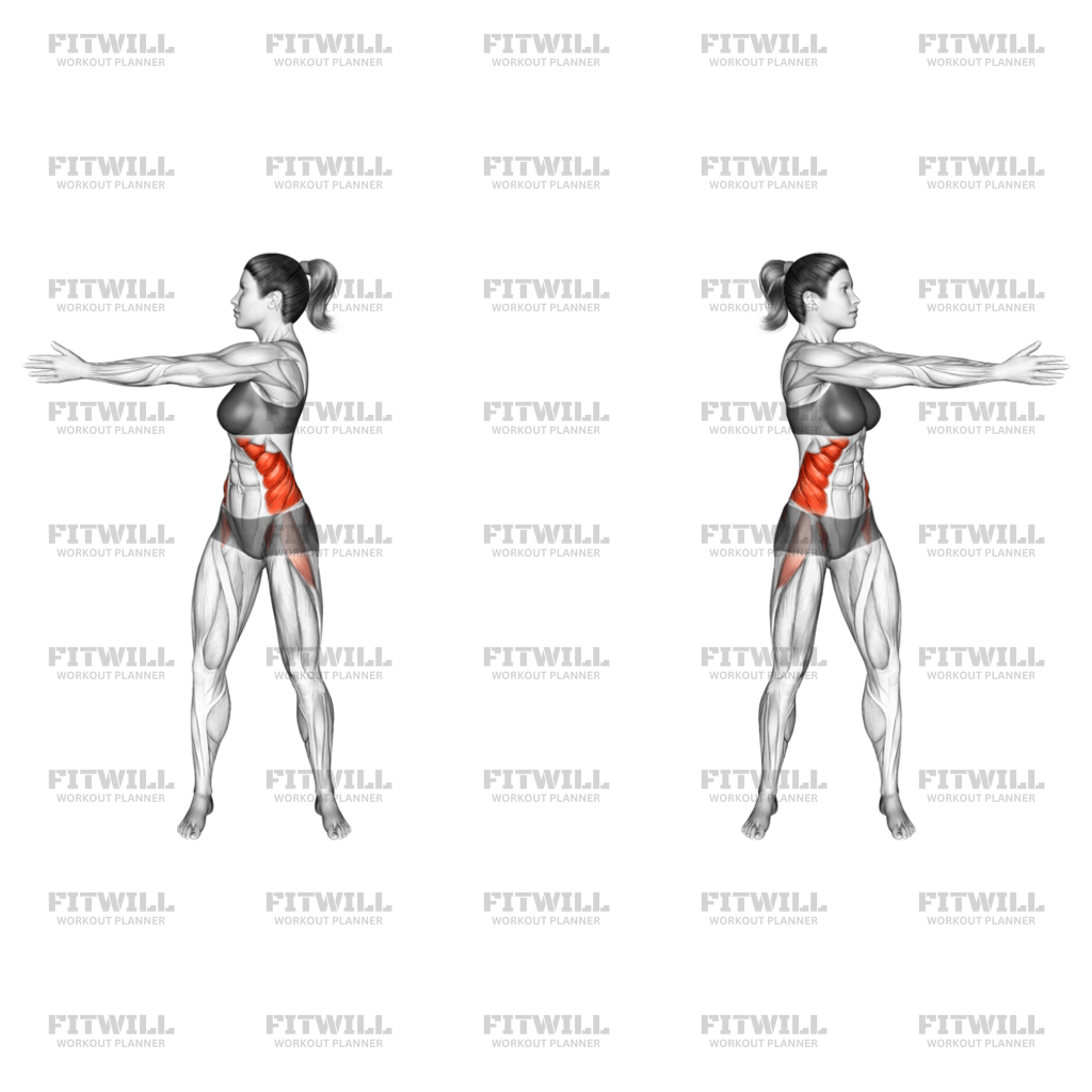 Standing Ab Twist: Exercise Guide, Video, Techniques, Benefits, How to ...
