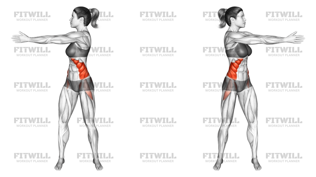 Standing Ab Twist: Exercise Guide, Video, Techniques, Benefits, How to ...