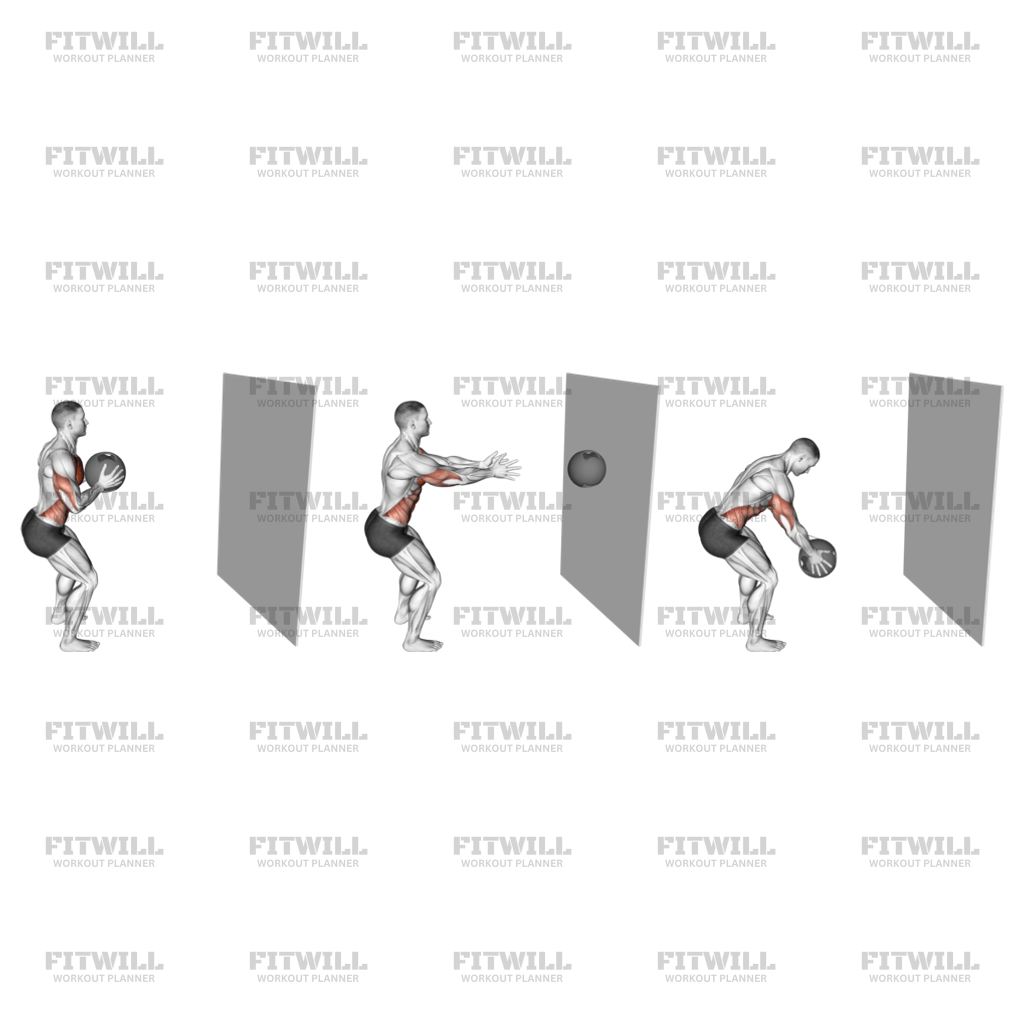 Medicine Ball Chest Pass Against Wall: Exercise Guide, Video ...