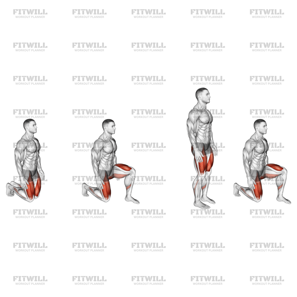 Bodyweight Kneeling Hold To Stand: Exercise Guide, Video, Techniques ...