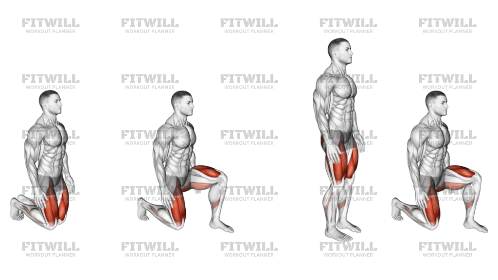 Bodyweight Kneeling Hold To Stand: Exercise Guide, Video, Techniques ...